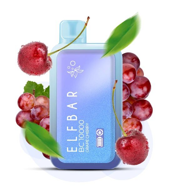 ElfBar BC10000 10K Puffs Grape Cherry - VapsAndinos.com